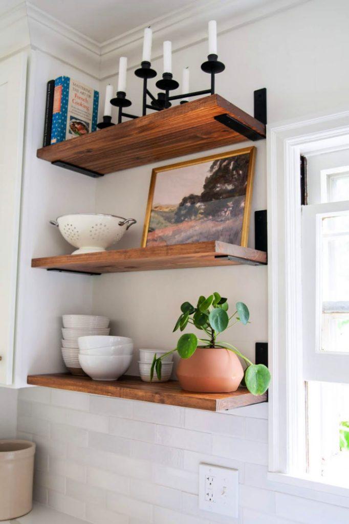 Easy DIY Floating Shelves (40 Ways) - Blitsy