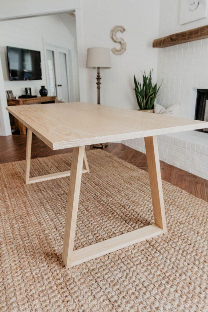40 Free DIY Dining Table Plans Easy To Build - Blitsy