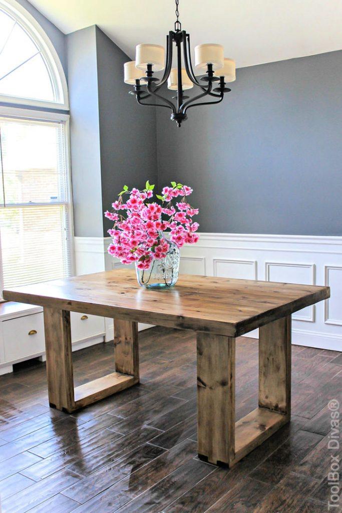 40 Free DIY Dining Table Plans Easy To Build - Blitsy