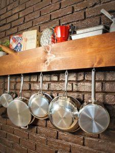 25 DIY Hanging Pot Rack Ideas for Your Kitchen - Blitsy