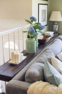 25 DIY Sofa Table Plans to Build your own Behind Couch Table