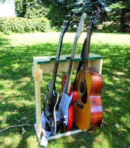 25 Free DIY Guitar Stand Plans To Make One Yourself - Blitsy