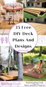 35 Free DIY Deck Plans and Designs - Blitsy