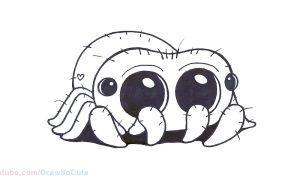 25 Easy Spider Drawing Ideas - How to Draw a Spider