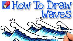 18 Easy Wave Drawing Ideas - How to Draw a Wave