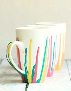 25 DIY Mug Painting Ideas: How to Paint a Mug - Blitsy
