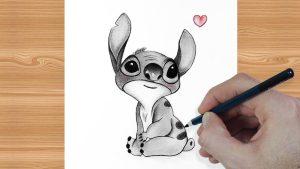 15 Easy Stitch Drawing Ideas - How to Draw Stitch