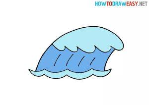 18 Easy Wave Drawing Ideas - How to Draw a Wave