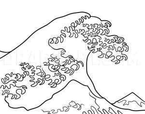 18 Easy Wave Drawing Ideas - How to Draw a Wave