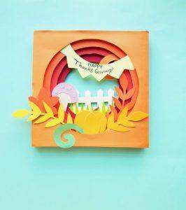 20 Homemade DIY Thanksgiving Cards To Make - Blitsy