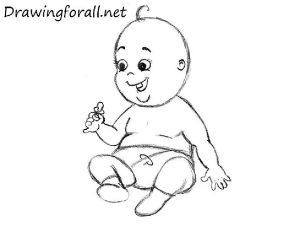 15 Easy Baby Drawing Ideas - How to Draw a Baby