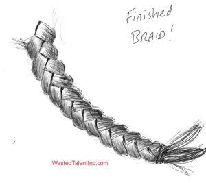 20 Easy Braid Drawing Ideas - How To Draw Braids and Box Braids