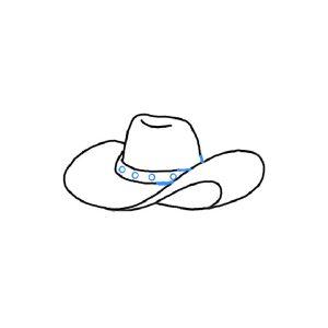 15 Easy Cowboy Hat Drawing Ideas - How To Draw A Cowboy Hat