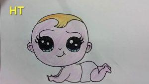 15 Easy Baby Drawing Ideas - How to Draw a Baby