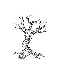 40 Easy Tree Drawing Ideas - How To Draw A Tree - Blitsy