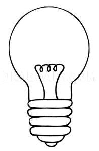 20 Easy Light Bulb Drawing Ideas - How To Draw A Bulb