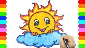 15 Easy Sun Drawing Ideas - How To Draw A Sun - Blitsy