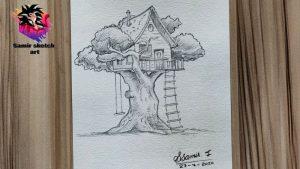 40 Easy Tree Drawing Ideas - How To Draw A Tree - Blitsy