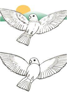 20 Easy Flying Bird Drawing Ideas - How To Draw A Flying Bird