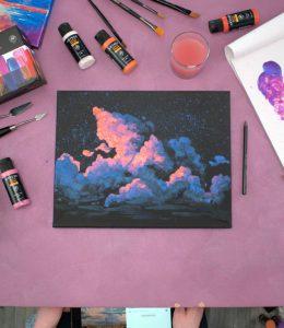 20 Easy Cloud Drawing Ideas - How To Draw A Cloud - Blitsy