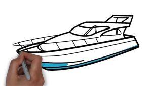 20 Easy Boat Drawing Ideas - How to Draw a Boat - Blitsy