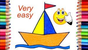 20 Easy Boat Drawing Ideas - How to Draw a Boat - Blitsy