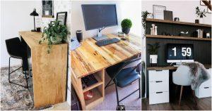 25 DIY Computer Desk Ideas and Plans to Build Your Own Desk - Blitsy