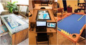 20 Free DIY Gaming Table Plans with PDF - Blitsy