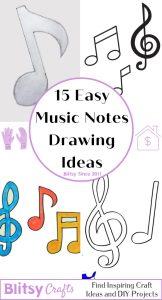 15 Easy Music Notes Drawing Ideas - How to Draw