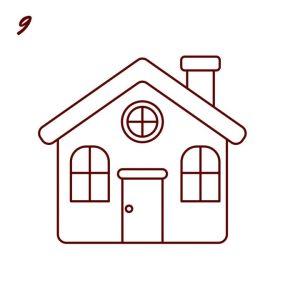 25 Easy House Drawing Ideas - How to Draw a House