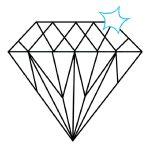 25 Easy Diamond Drawing Ideas - How to Draw