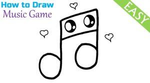 15 Easy Music Notes Drawing Ideas - How to Draw