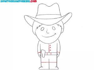 25 Easy Cowboy Drawing Ideas - How to Draw a Cowboy