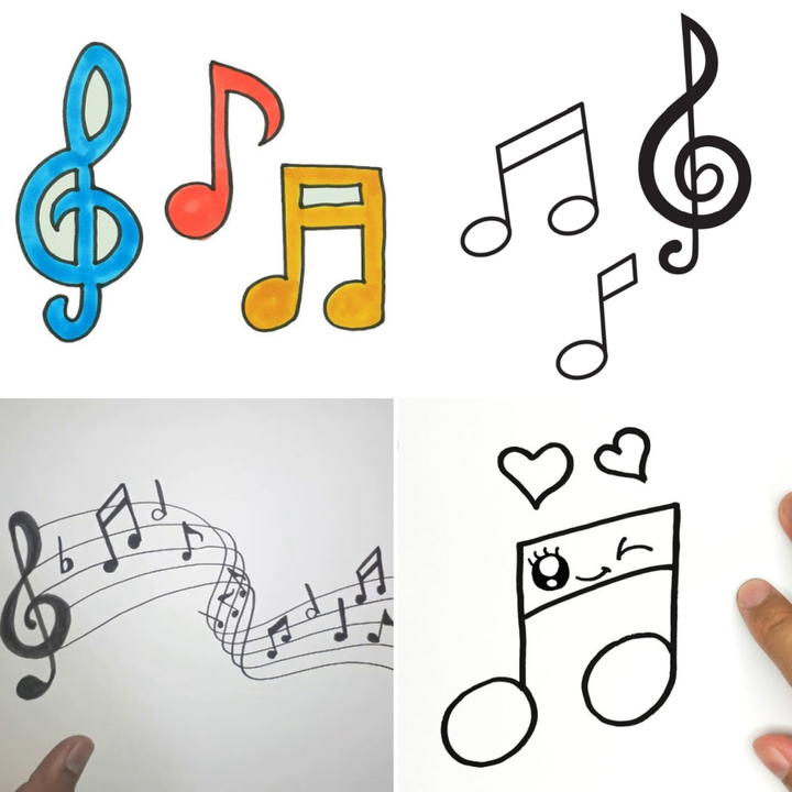 How To Draw Music Notes In Word - Design Talk