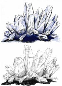 15 Easy Crystal Drawing Ideas - How to Draw Crystals