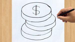 15 Easy Money Drawing Ideas - How to Draw Money