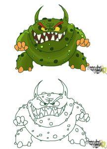 25 Easy Monster Drawing Ideas - How to Draw a Monster