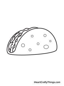 Taco Drawing - Step by Step Instructions - Blitsy