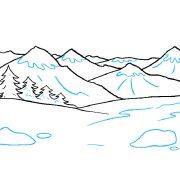 25 Easy Mountain Drawing Ideas - How to Draw a Mountain