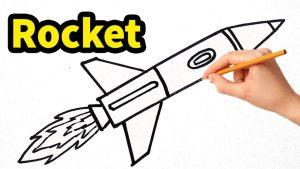 20 Easy Rocket Drawing Ideas - How to Draw a Rocket