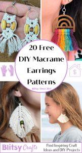 Simple DIY Macrame Earrings - Blitsy
