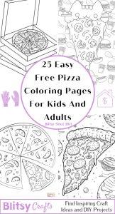 25 Free Pizza Coloring Pages for Kids and Adults - Blitsy