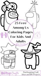 25 Free Among Us Coloring Pages for Kids and Adults