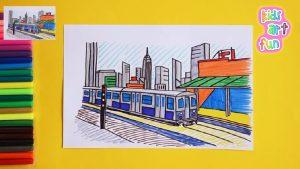 25 Easy Train Drawing Ideas - How to Draw a Train
