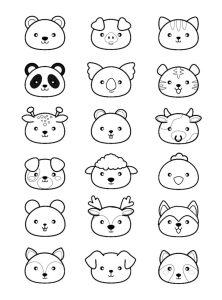 25 Free Kawaii Coloring Pages for Kids and Adults