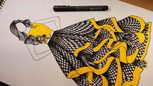 30 Easy Dress Drawing Ideas - How to Draw a Dress