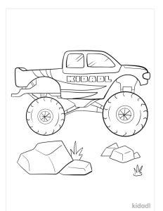 25 Free Monster Truck Coloring Pages for Kids and Adults