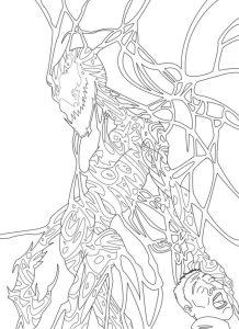 25 Free Venom Coloring Pages for Kids and Adults