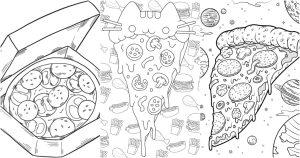 25 Free Pizza Coloring Pages for Kids and Adults - Blitsy