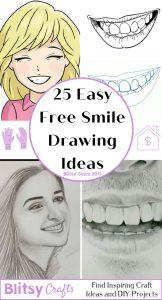 25 Easy Smile Drawing Ideas - Smile Drawing Reference